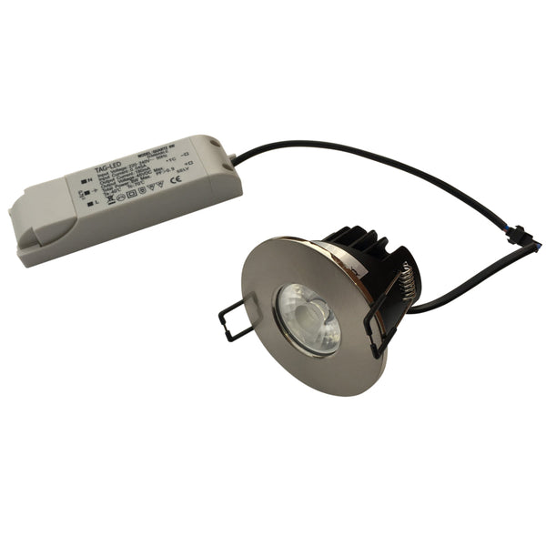 Quartz 8W Integrated LED Fire Rated Ceiling Spotlight